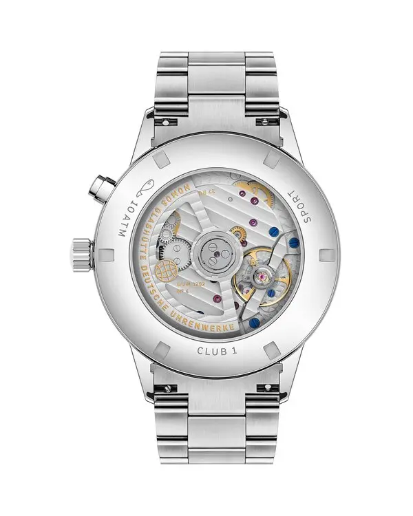 NOMOS GLASHUTTE Club Sport Neomatik Worldtimer Watch, 40mm