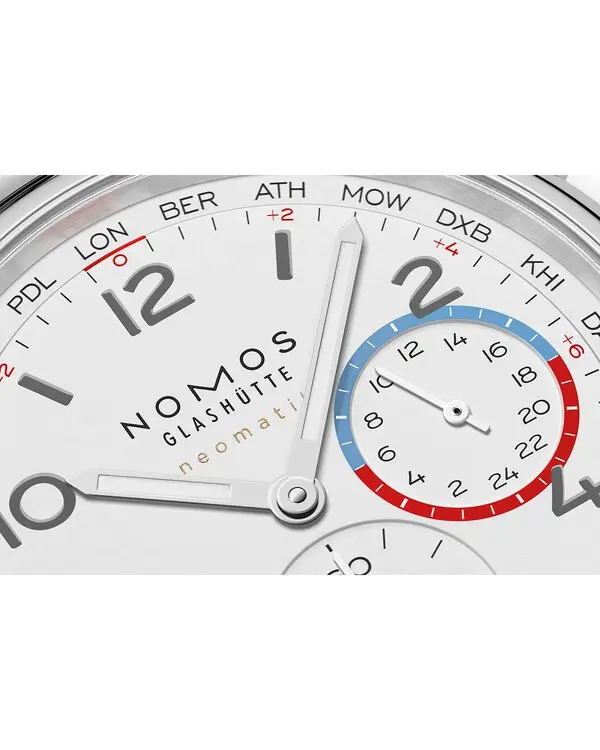 NOMOS GLASHUTTE Club Sport Neomatik Worldtimer Watch, 40mm