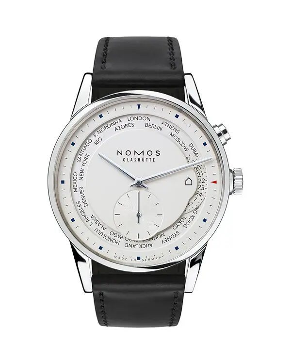 NOMOS GLASHUTTE Zurich Worldtimer Watch, 40mm