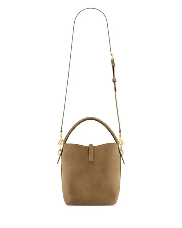 Saint Laurent Le 37 Small In Shiny Leather - Golden Leaf