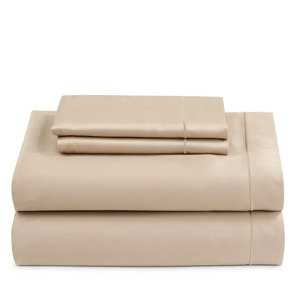 CELSO DE LEMOS Bourdon Flat Sheet, Queen - Powder