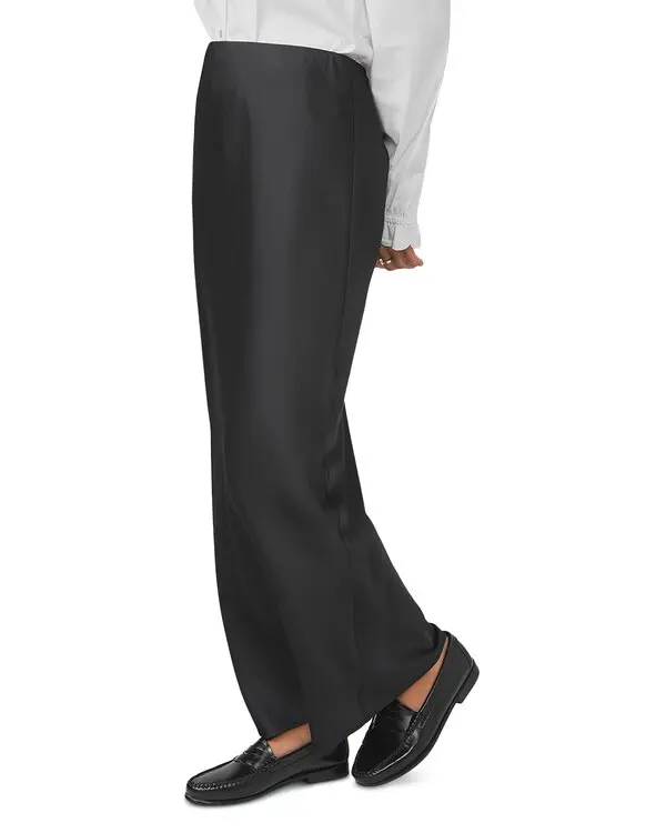 POINT Brushed Straight Maxi Skirt