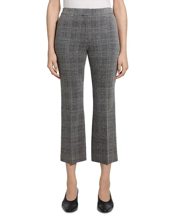 Theory Kick Flare Cropped Pants