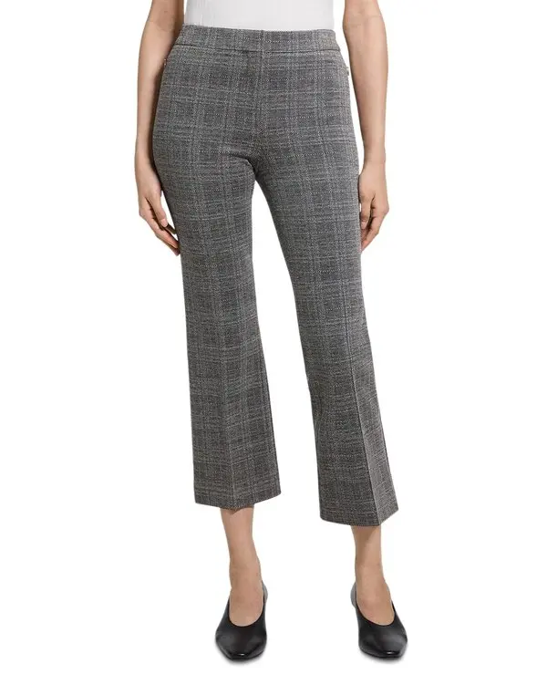 Theory Kick Flare Cropped Pants