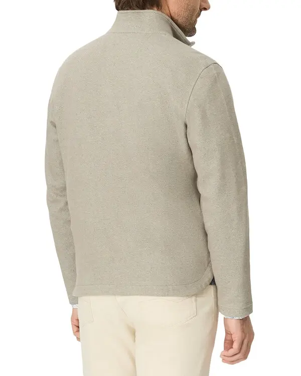 Robert Graham Draycott Quarter Zip Cotton Knit Sweater