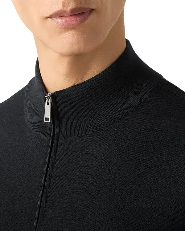 Zegna Trofeo 15milmil15 Wool Full Zip Cardigan