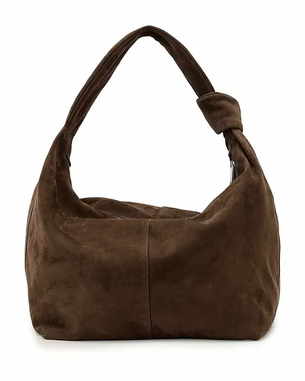 ALLSAINTS Effie S Large Suede Shoulder Bag