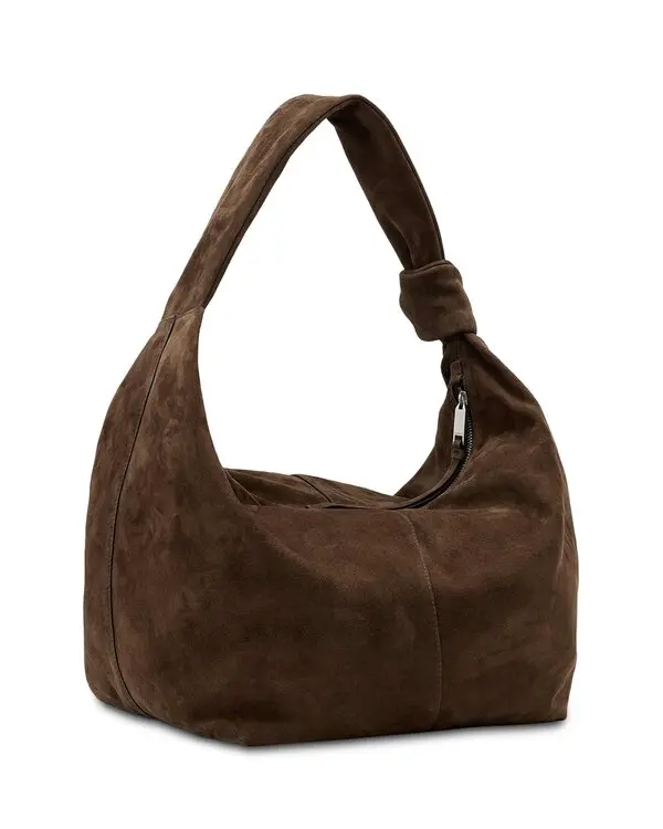 ALLSAINTS Effie S Large Suede Shoulder Bag