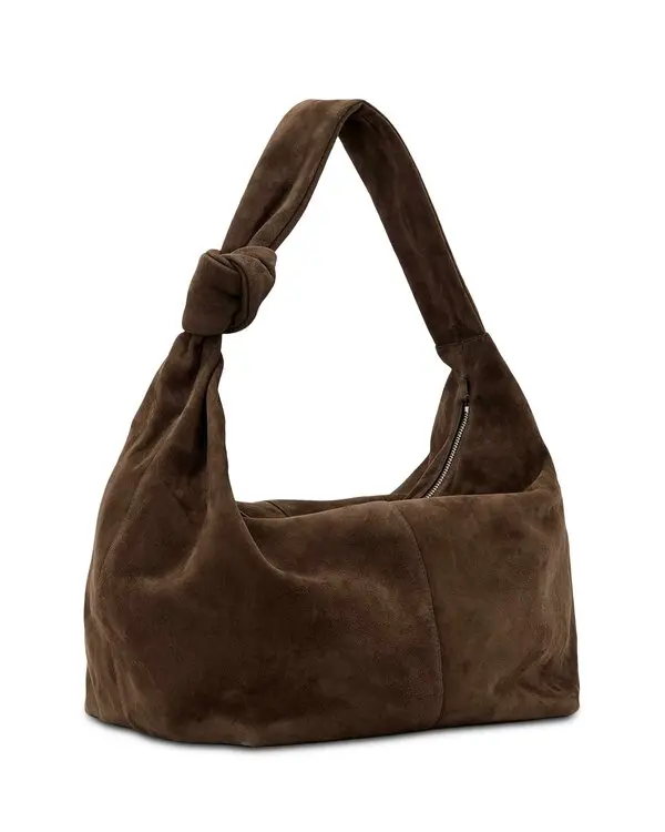 ALLSAINTS Effie S Large Suede Shoulder Bag