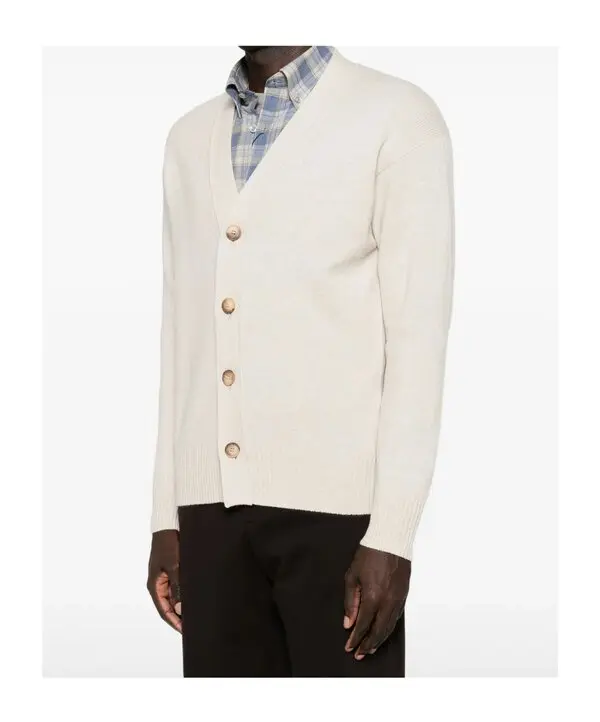 GRAN SASSO Button-up V-neck Cardigan