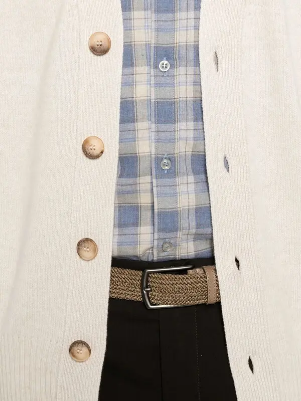 GRAN SASSO Button-up V-neck Cardigan