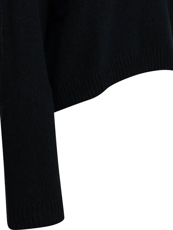 Khaite Marke Cropped Turtleneck Sweater