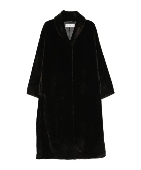 RÓHE Long-sleeved Coat - Black