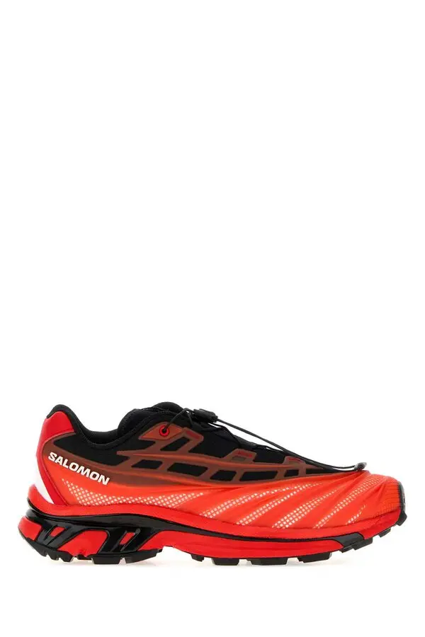 SALOMON Two-tone Rubber & Tech Fabric Xt-evo Sneaker - Multicoloured