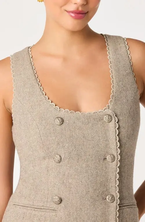 Astr The Label Luna Wool Blend Minidress