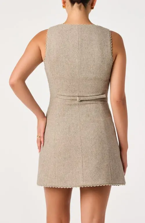 Astr The Label Luna Wool Blend Minidress