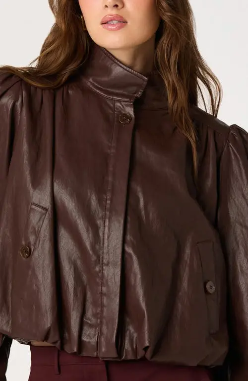 Astr The Label Estero Faux Leather Jacket