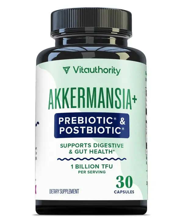 VITAUTHORITY Akkermansia Plus Probiotic And Prebiotic Capsules - No Color
