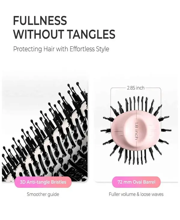 TYMO BEAUTY Volumizer Hot Air Brushes - Pink