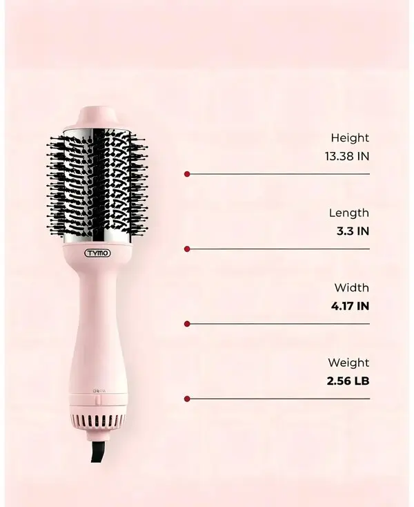 TYMO BEAUTY Volumizer Hot Air Brushes - Pink