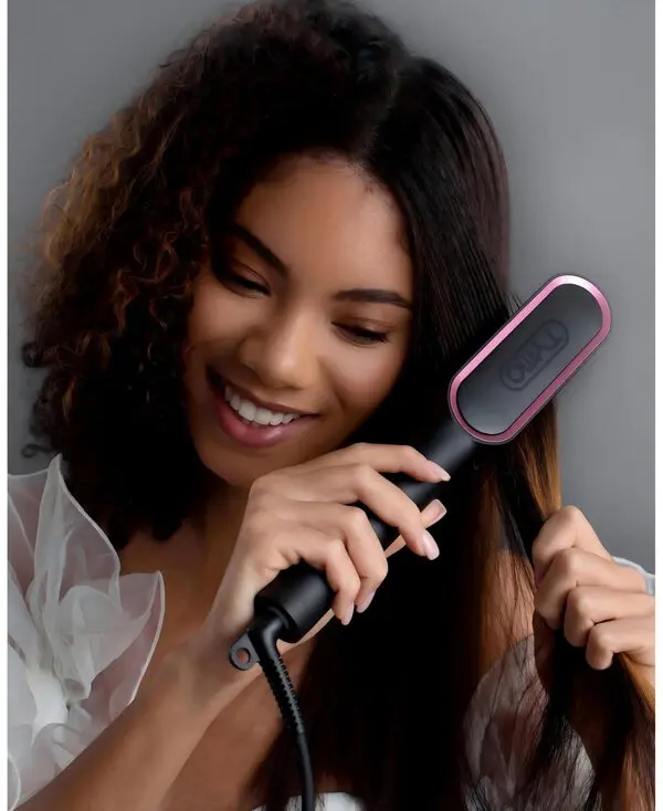 TYMO BEAUTY Ring Hair Straightening Comb - Black