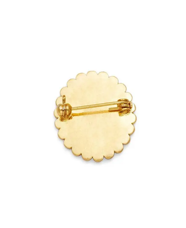 FABLE ENGLAND Eve Floral Brooch In Gold