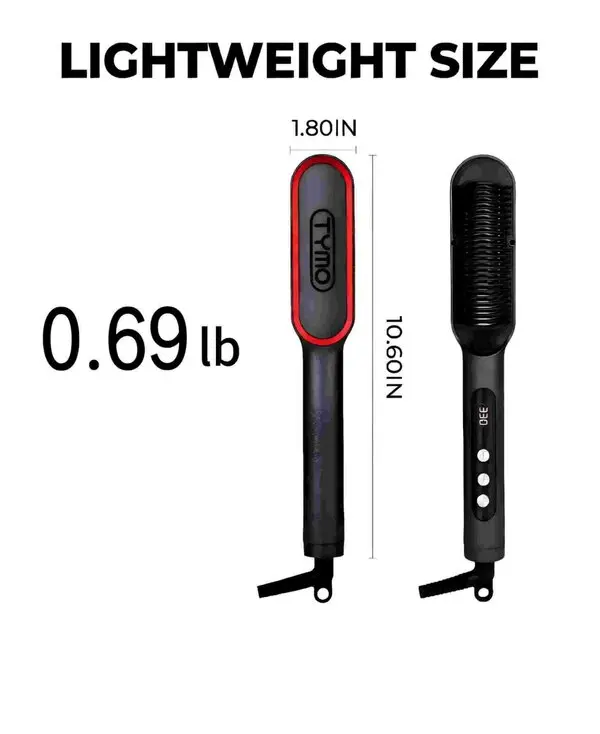 TYMO BEAUTY Ring Plus Ionic Hair Straightening Comb