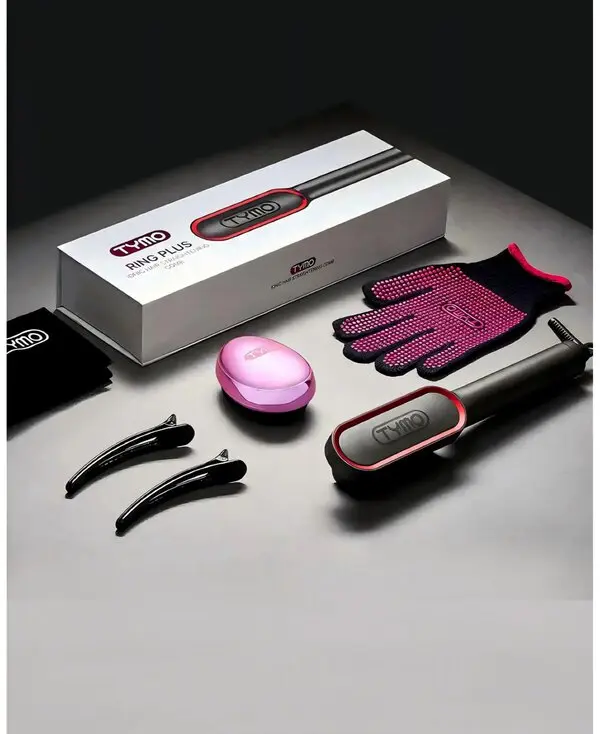TYMO BEAUTY Ring Plus Ionic Hair Straightening Comb
