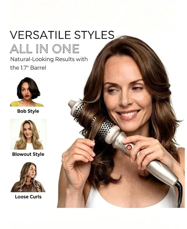 TYMO BEAUTY Stylux Thermal Brush 1.7 Inch Iron
