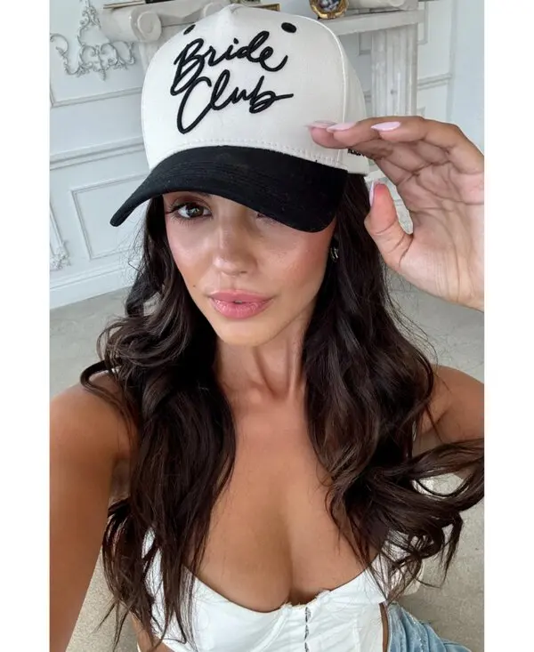 UNTAMED PETALS Bride Club Baseball Hat - Black