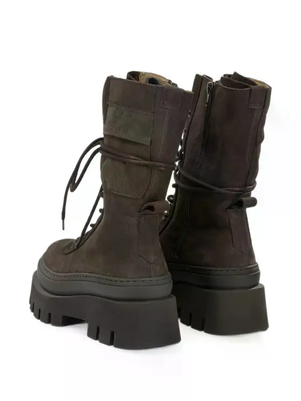 SUMMERY COPENHAGEN Lace-up Platform Boots