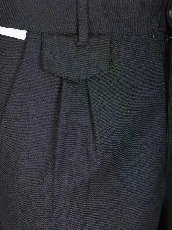 GR10K Replicated 10005 Pleated Straight-leg Trousers