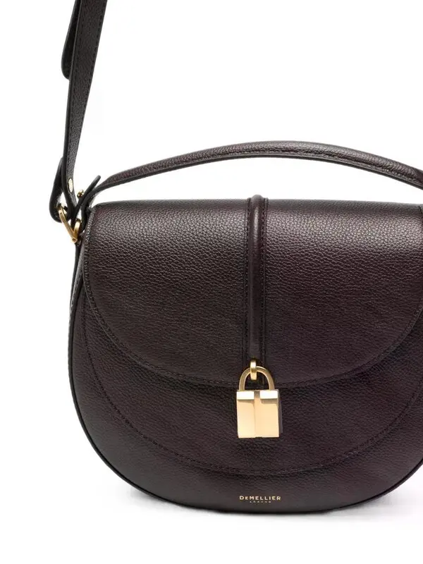 DEMELLIER Siena Grained Leather Saddle Bag