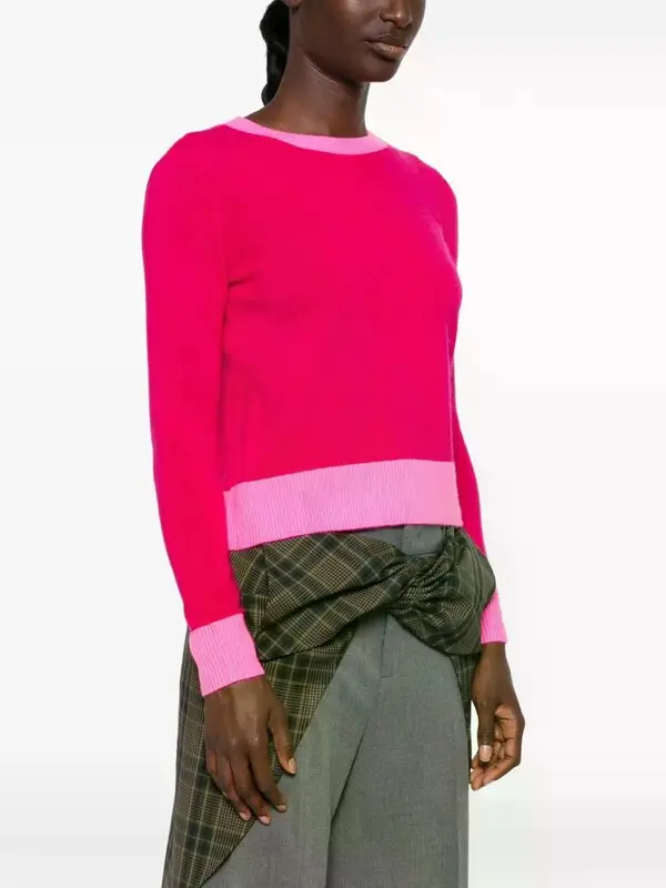 From Future Colourblock Ribbed-trim Sweater