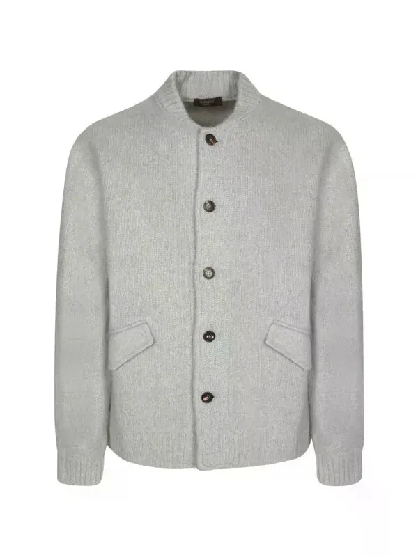 ZANONE Ribbed-knit Button-up Cardigan