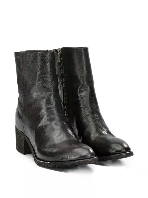 Officine Creative Denner 127 Block-heel Leather Boots