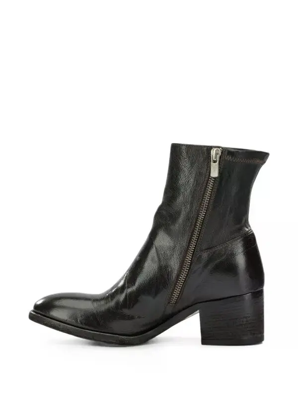 Officine Creative Denner 127 Block-heel Leather Boots