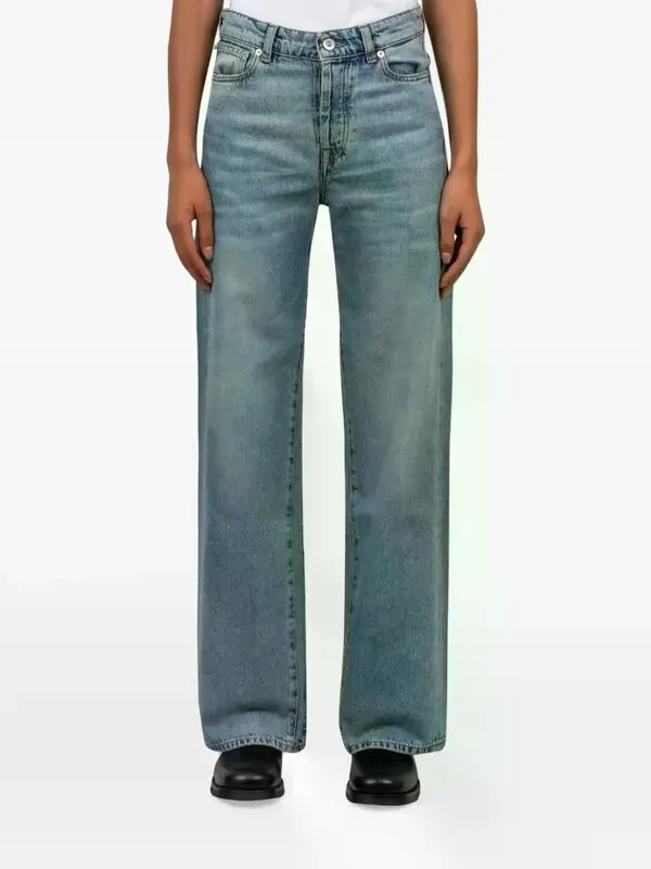 Our Legacy Treble-cut Faded-effect Jeans