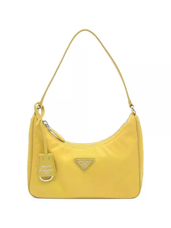 Prada 2000s Tessuto Saffiano Shoulder Bag