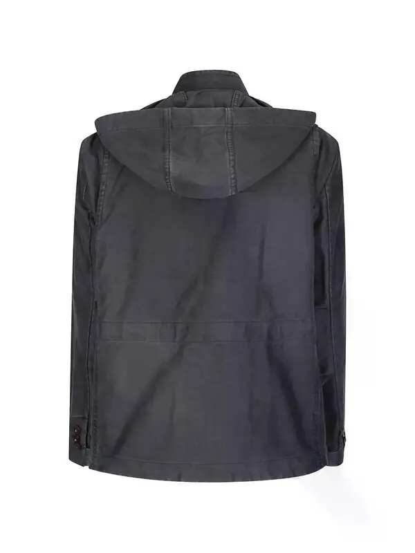 Sacai Sueded Cotton Hooded Jacket
