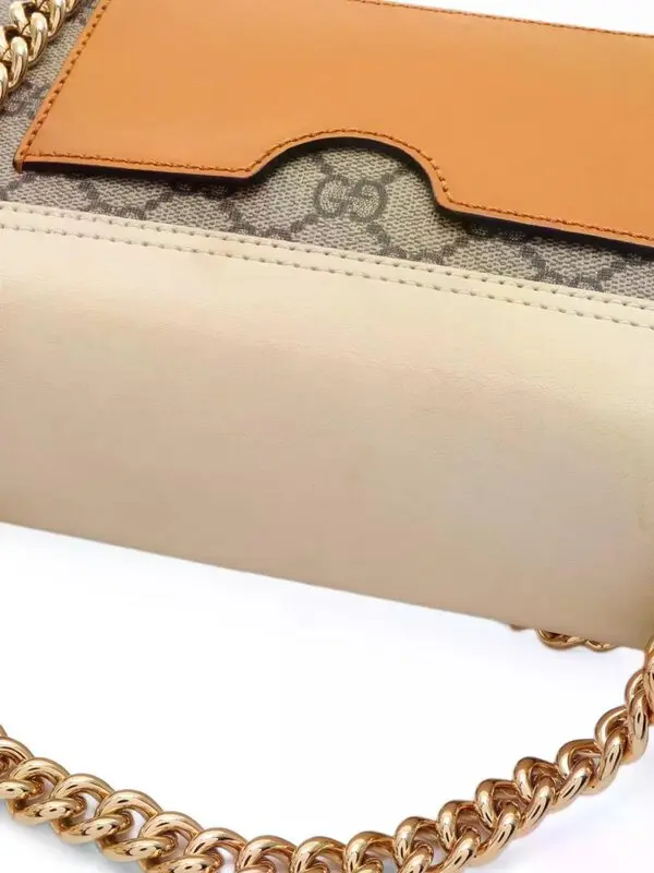 Gucci 2010s Small Padlock Gg Supreme Shoulder Bag