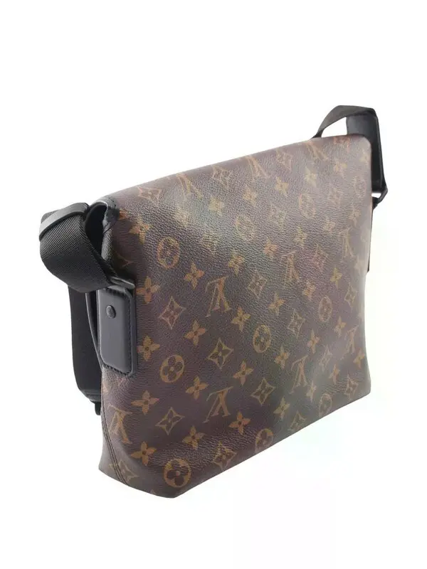 LOUIS VUITTON 2021 Monogram Macassar Magnetic Messenger Crossbody Bag
