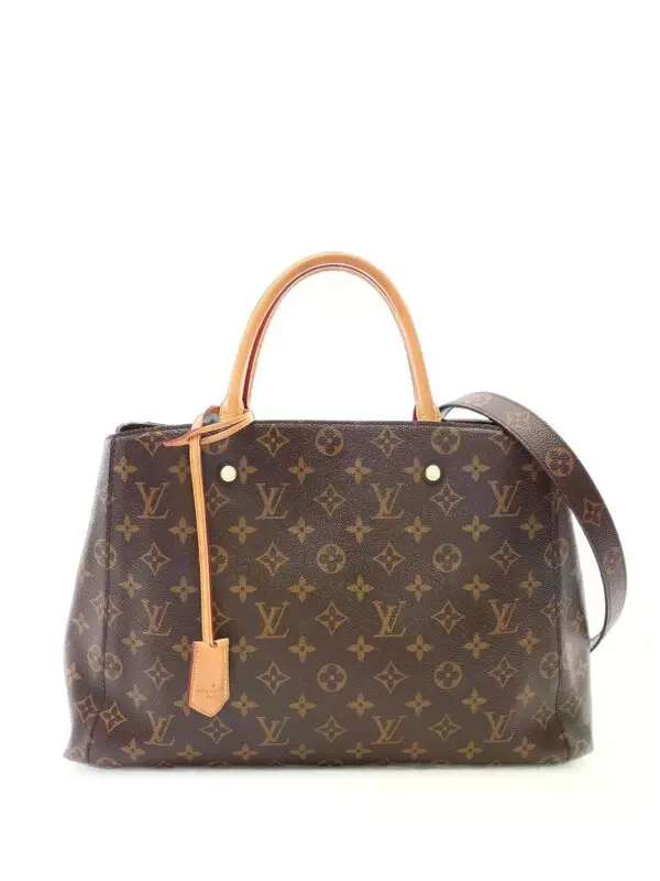 LOUIS VUITTON 2014 Gm Montaigne Monogram Tote Bag