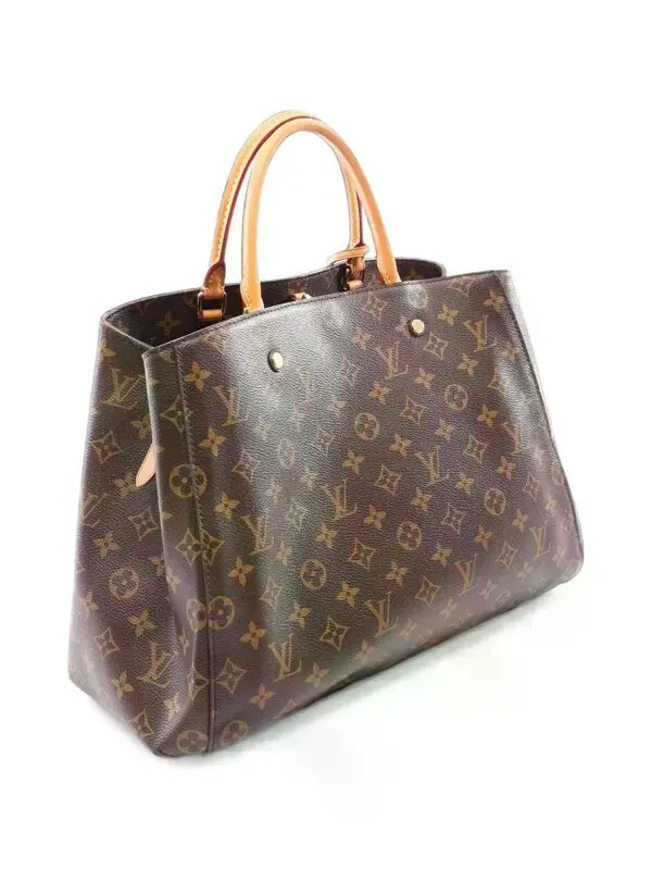 LOUIS VUITTON 2014 Gm Montaigne Monogram Tote Bag