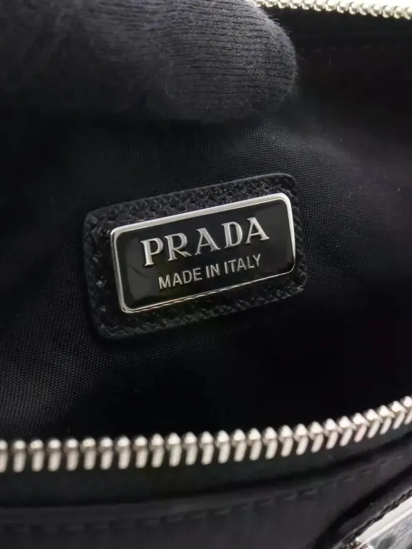 Prada 2020s Triangle Logo Pouch