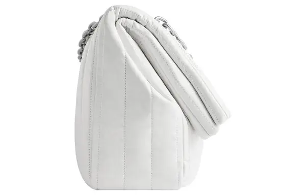 Balenciaga Monaco Medium Chain Bag Quilted - Off White