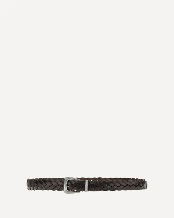 Brunello Cucinelli Braided Eather Bet Femae