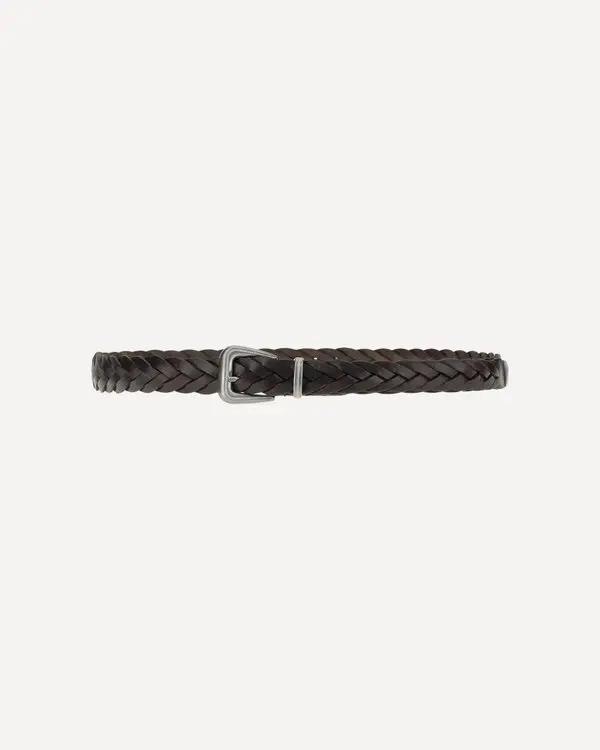 Brunello Cucinelli Braided Eather Bet Femae