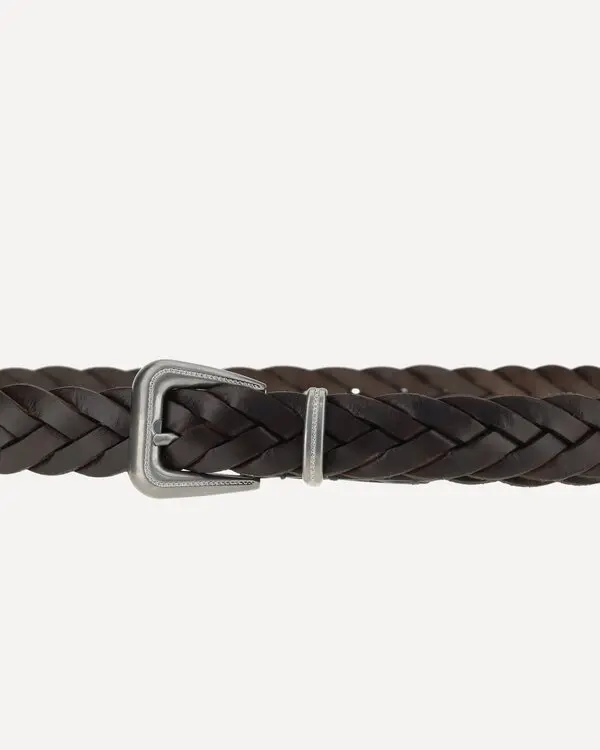 Brunello Cucinelli Braided Eather Bet Femae