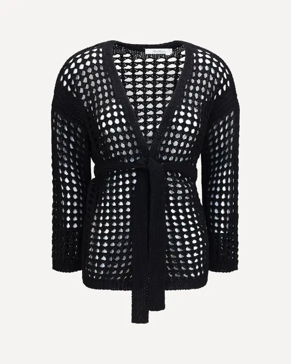 Max Mara Knitted Cardigan - Black